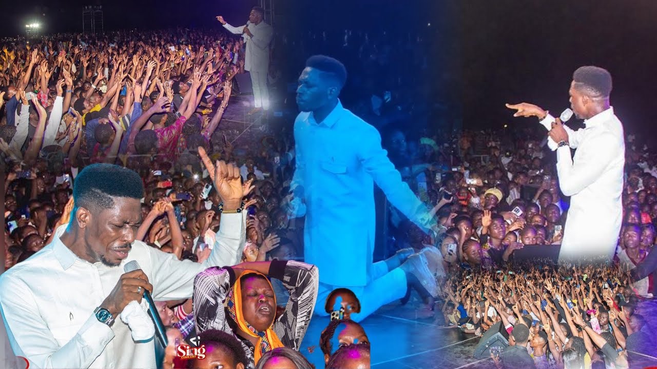 Moses Bliss Holy-Spirited Performance that got everyone on their kneels at Sing Concert - YouTube