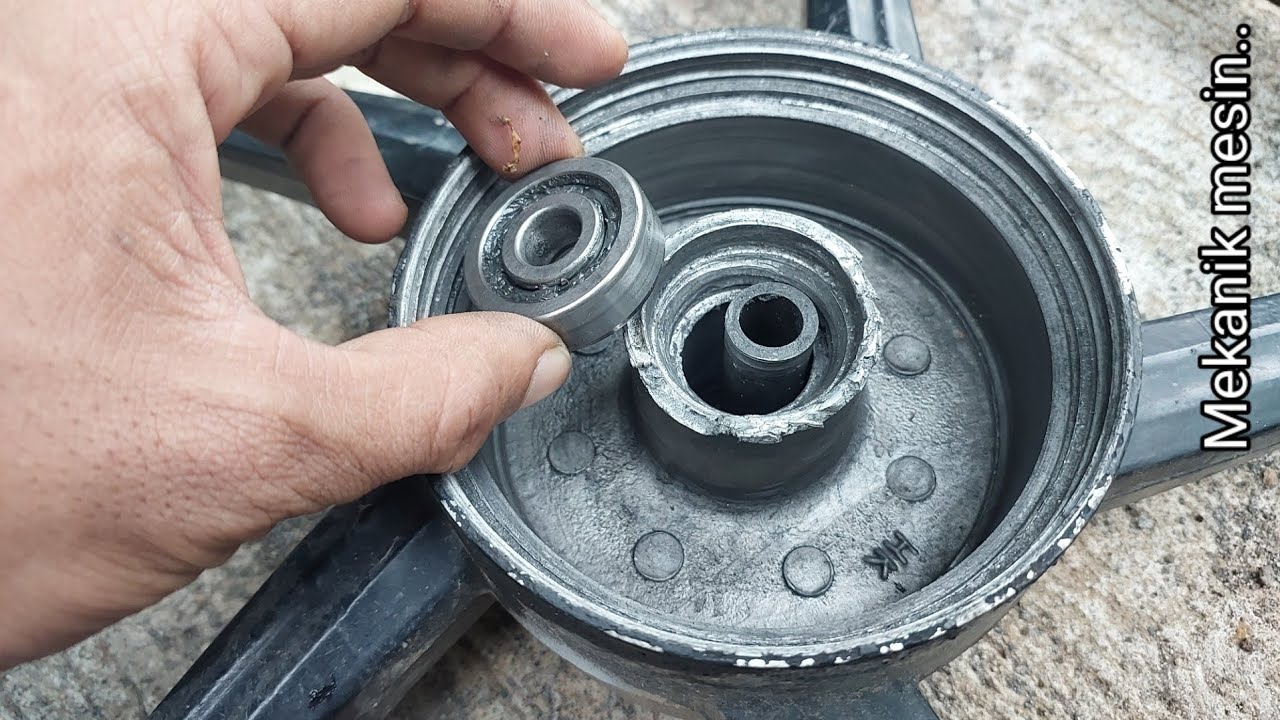 Aluminum welding | How to repair the bearing housing on the motor wheel ...