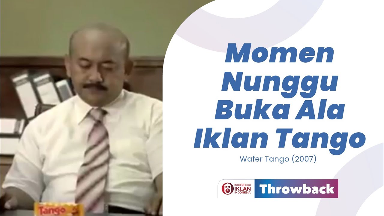 Iklan Wafer Tango - Cara Buka Puasa ala Pak Direktur (2007) - YouTube
