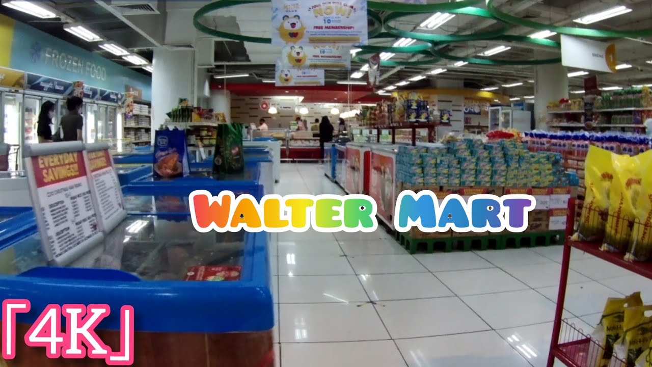 [4K] WALTER MART // WALKING TOUR // PHILIPPINES - YouTube