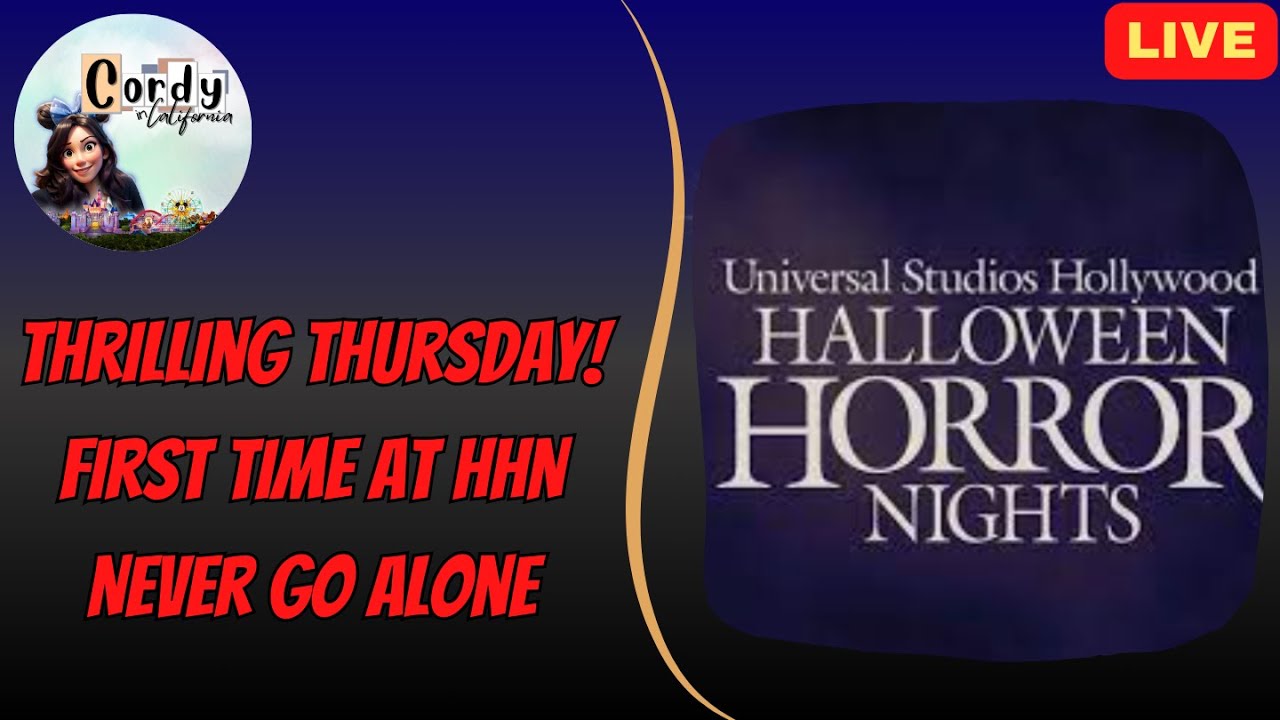 LIVE! HOLLYWOOD HORROR NIGHTS! - Thrilling Dreamer Thursday 10.12.23 ...