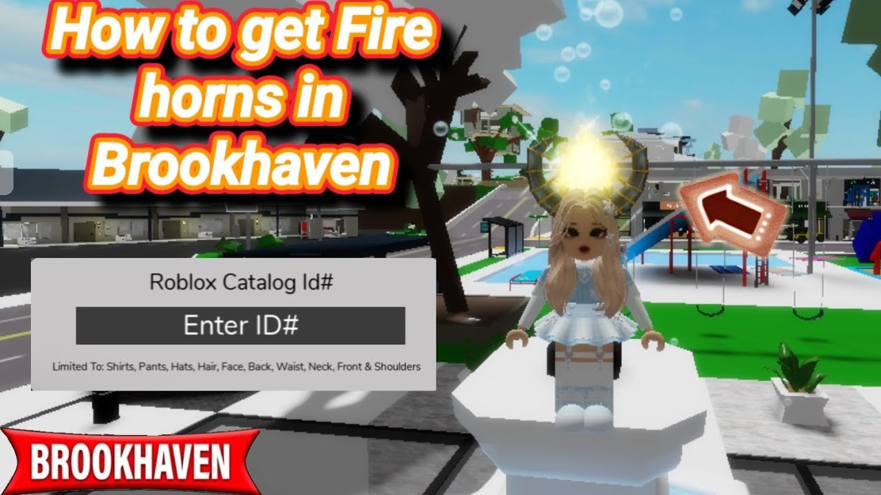 How to get fire horns in Brookhaven rp. Hurry see this video because it's limited.#roblox - YouTube