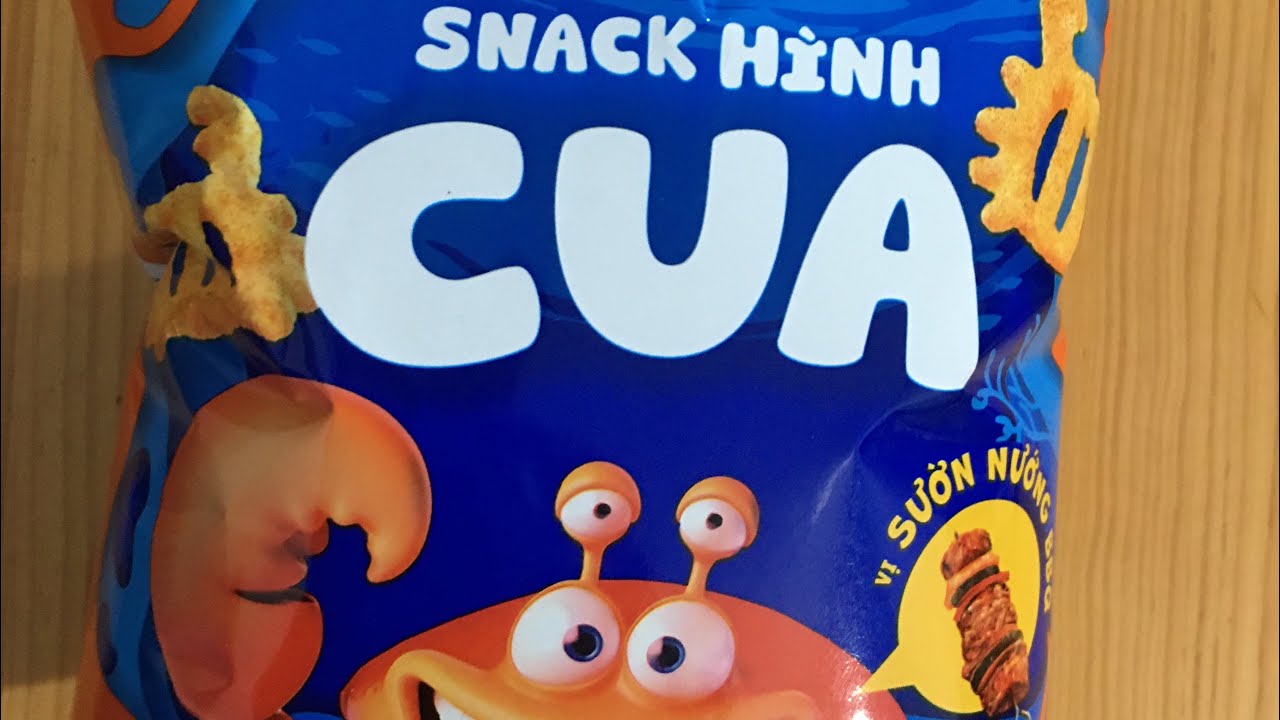 Snack hình cua vị sườn nướng BBQ - YouTube