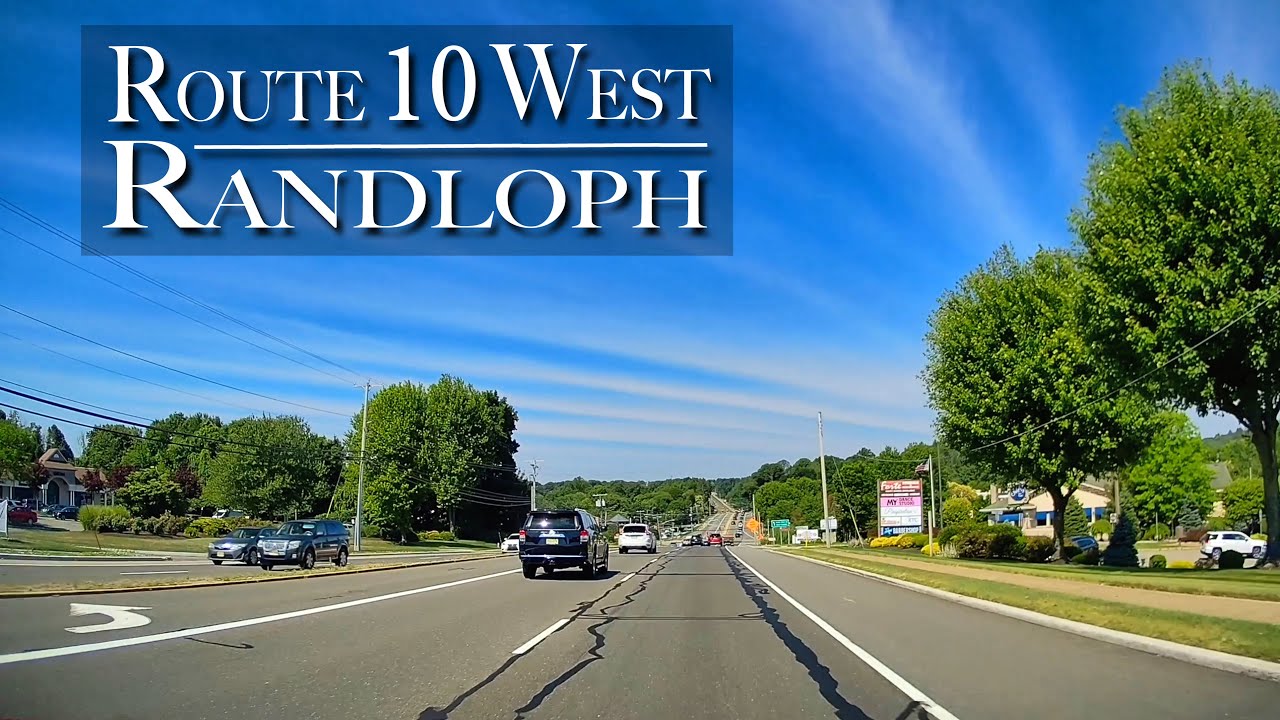 Driving Route 10 West, Randolph - YouTube