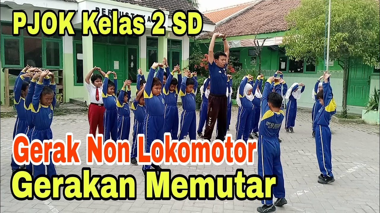 Pembelajaran PJOK Kelas 2 SD Gerak Non Lokomotor Gerakan Memutar Kepala ...