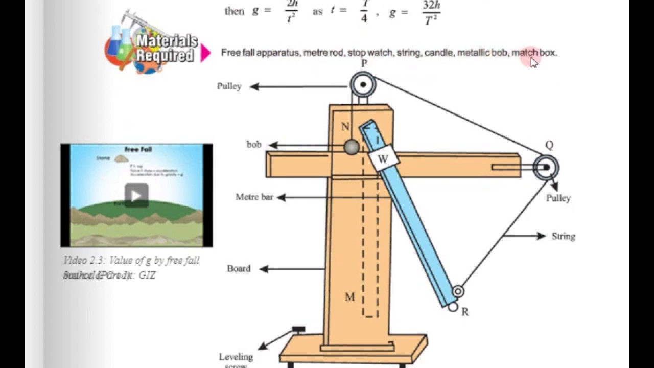 Free Fall Physics Experiment