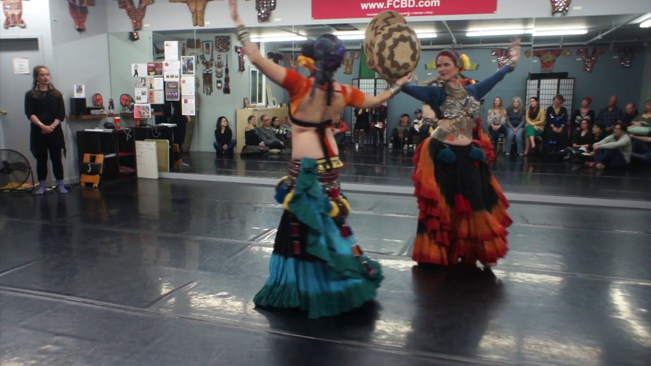 Al-hambra Tribal Dance ATS basket duet - Studio SF, 2015 - YouTube