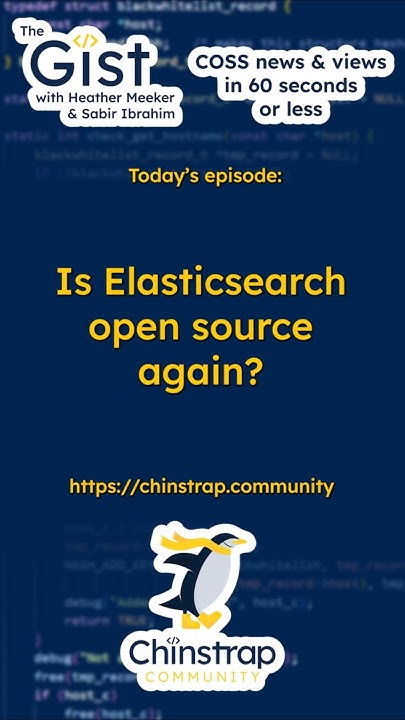 The Gist Episode 2 - Is Elasticsearch open source again? - YouTube