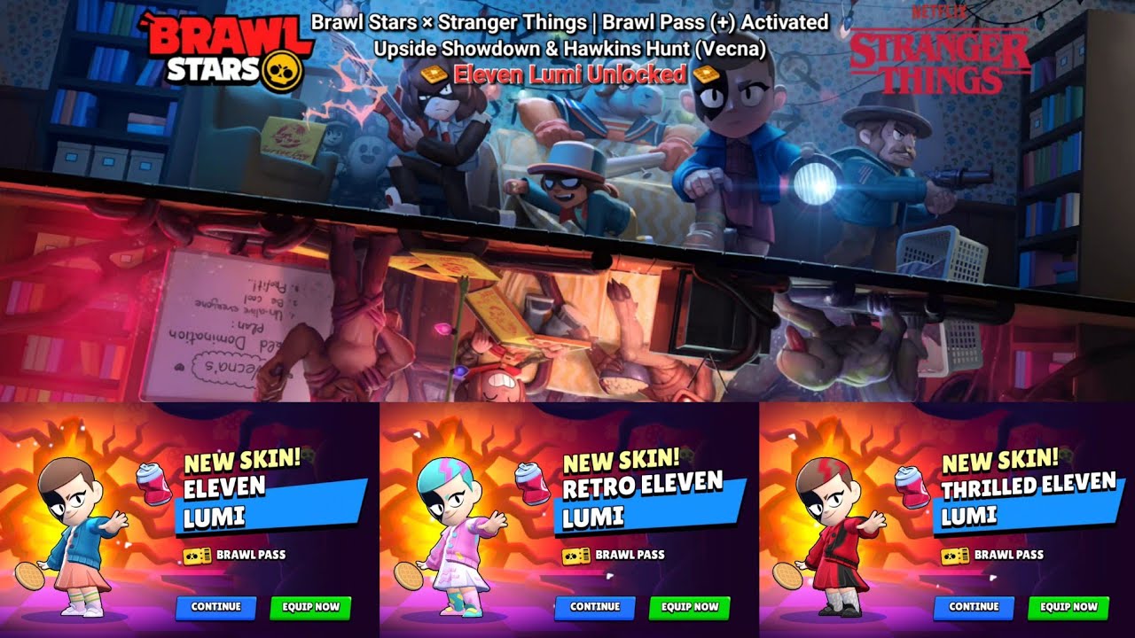Brawl Stars - Season 44 Update - Stranger Things Collab Event - Eleven ...