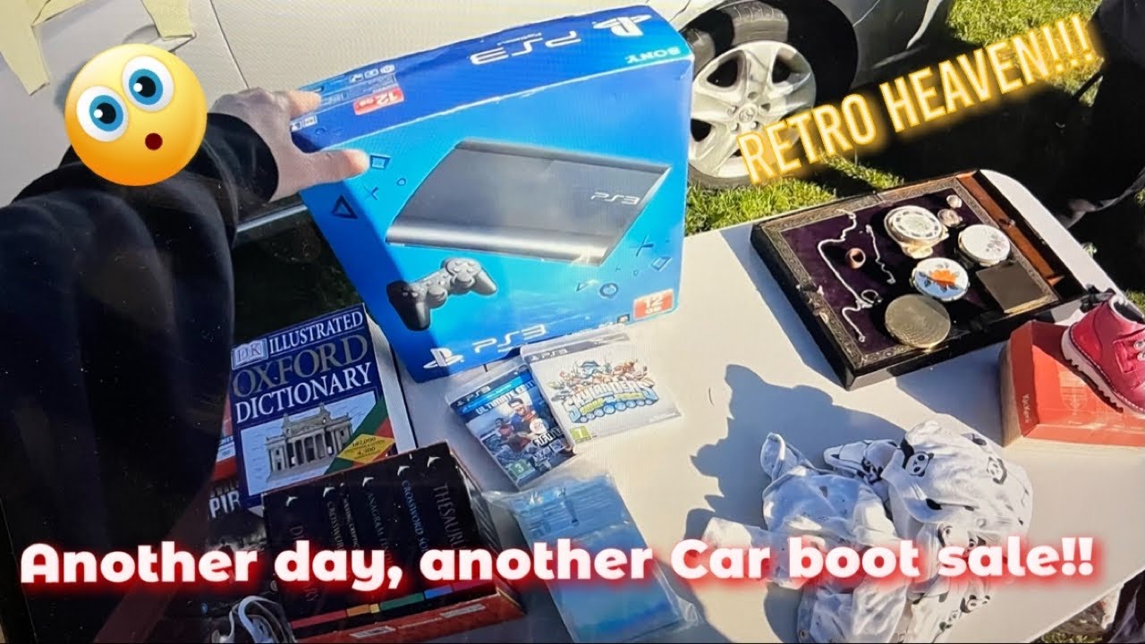 LIVE CAR BOOT SALE VIDEO - BACK ON THE RETRO HUNT!!! 80s AND 90s QUEST ...