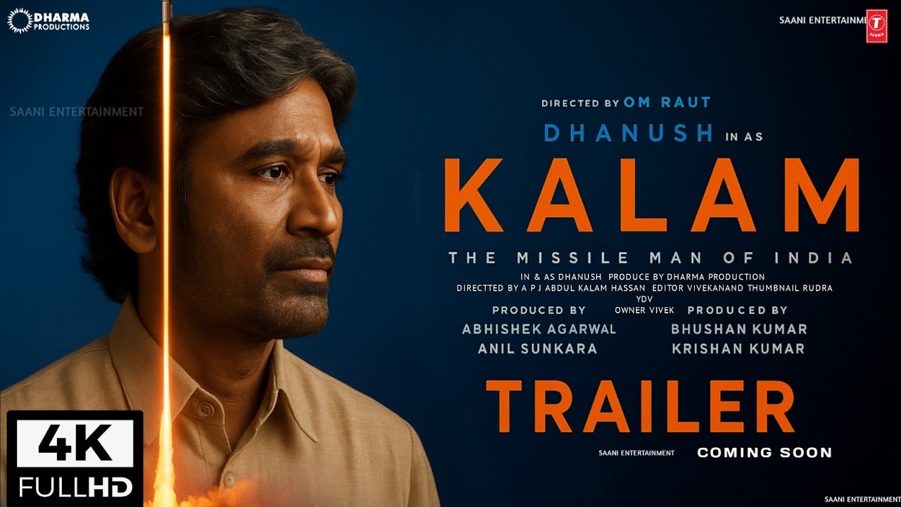 Dr. A.P.J - ABDUL KALAM : Official Trailer | Dhanush | Missile Man| A.P ...