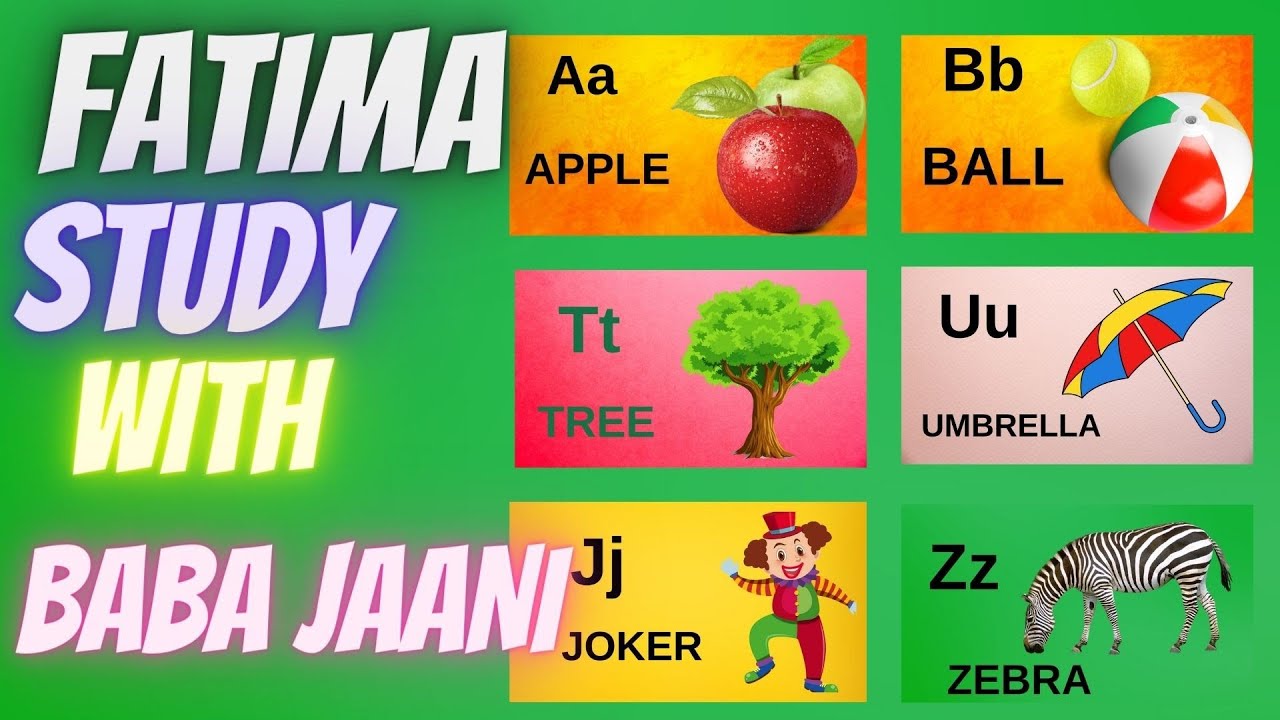 ABC Alphabet book with pics/ abc Letters and basic English Vocabulary ...