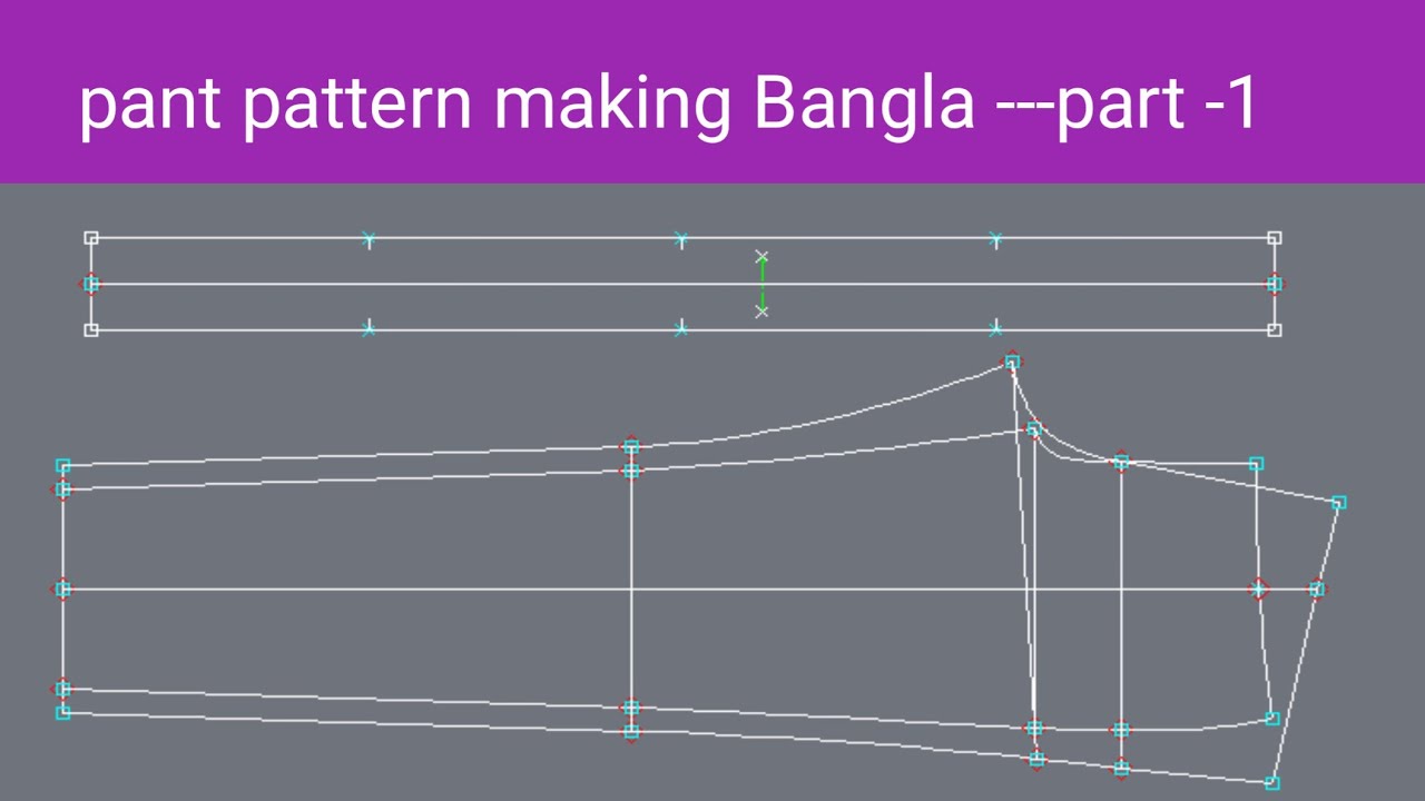 pant pattern making formula - YouTube