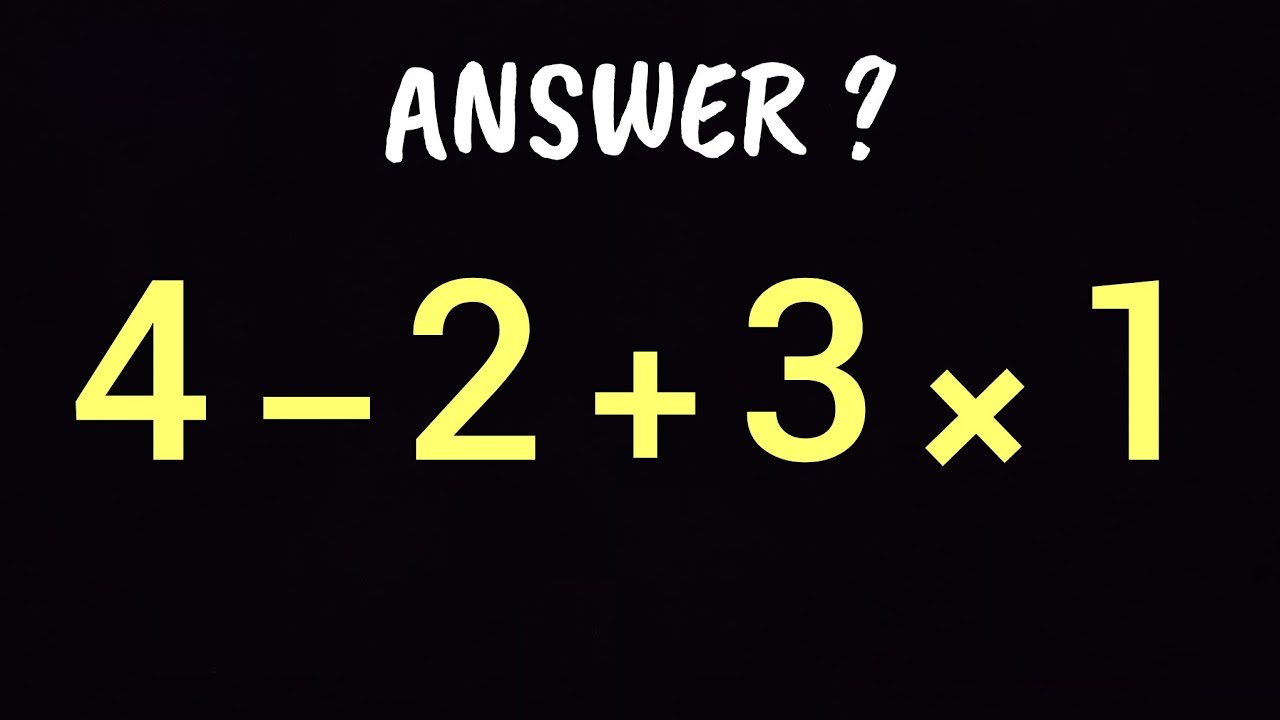 Can You Solve This Math Problem? - YouTube