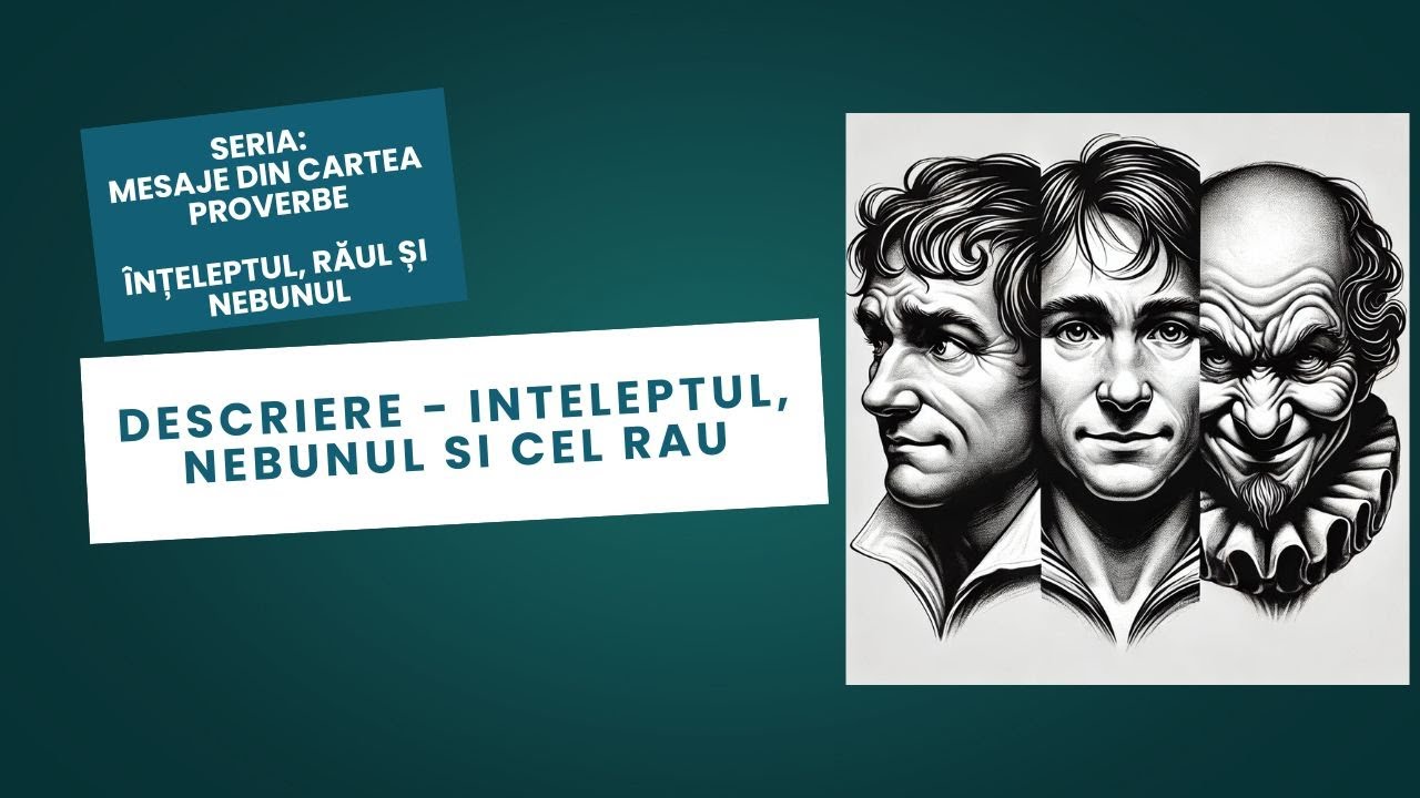 SERIA: Mesaje din cartea Proverbe - Descriere - Inteleptul, Nebunul si ...