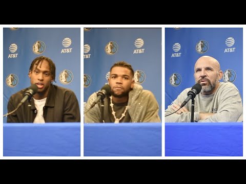 Dallas Mavs Postgame Interviews vs Detroit Pistons: Olivier Maxence ...