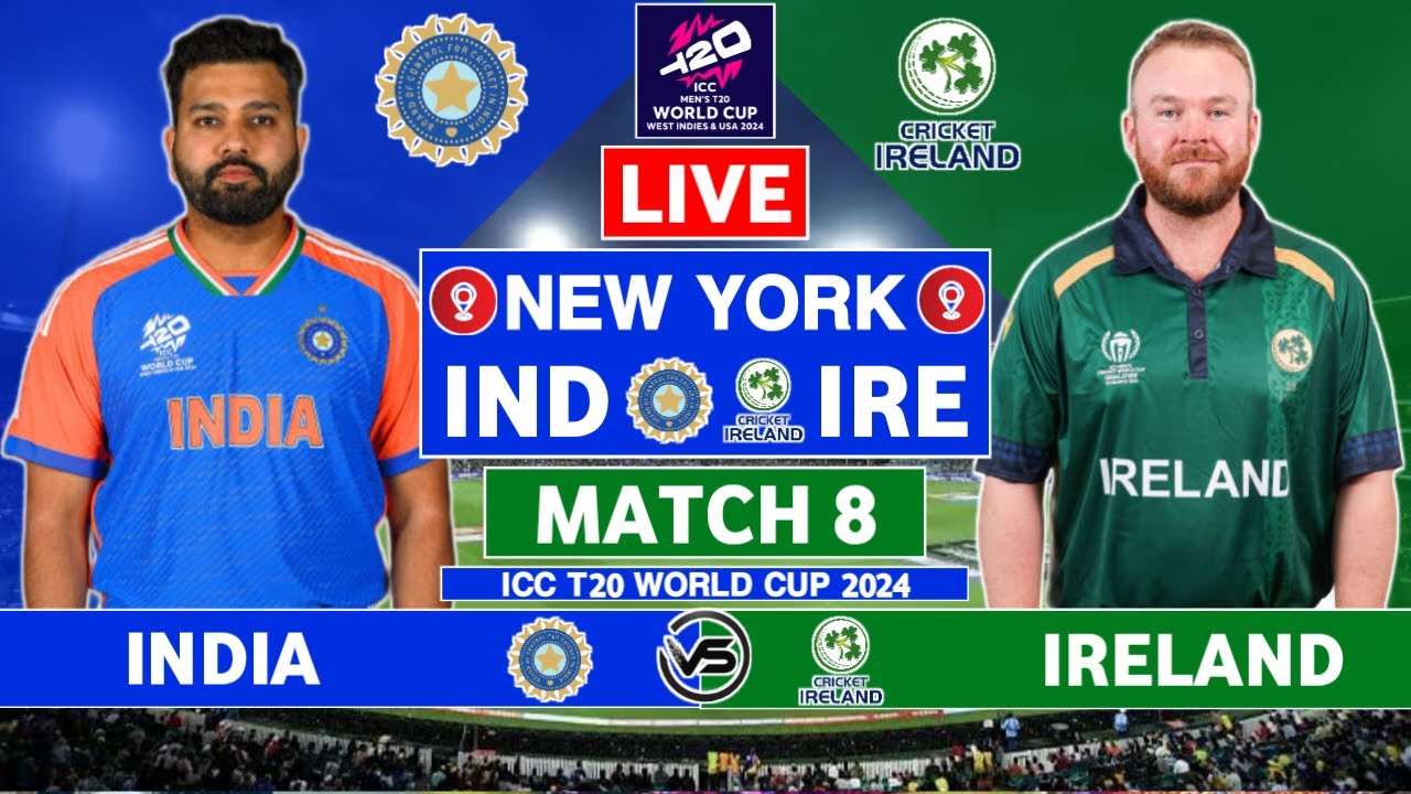 Live: IND Vs IRE New York Live Scores & Commentary | India vs Ireland ...