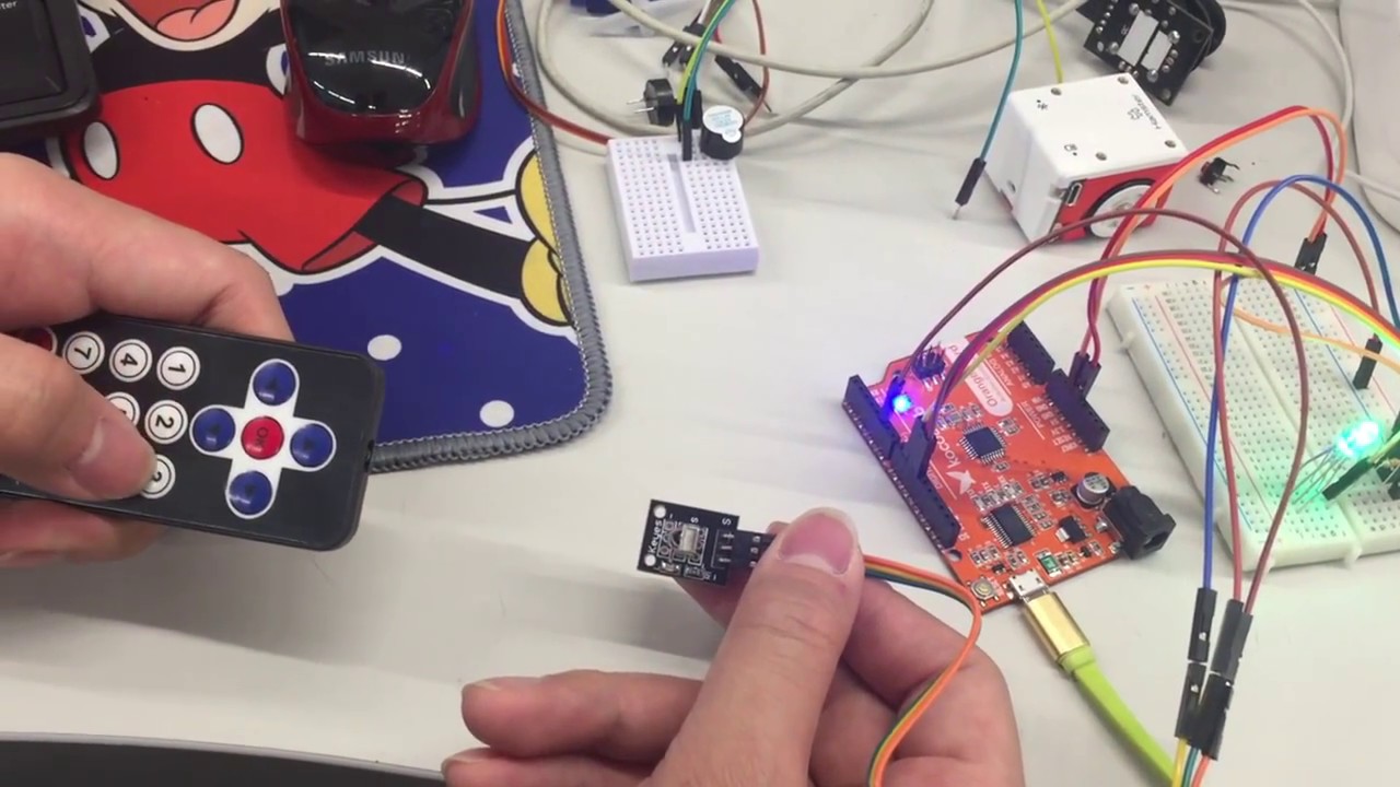 Ir리모컨 사용하여 Led제어하기코코아팹오렌지보드아두이노arduino Youtube