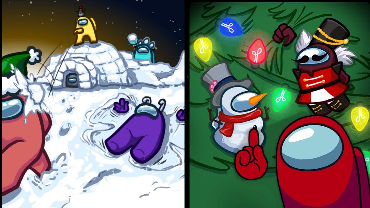 Among Us - 2 New Cosmicubes | Snowflake Cosmicube & Snowbean Cosmicube ...