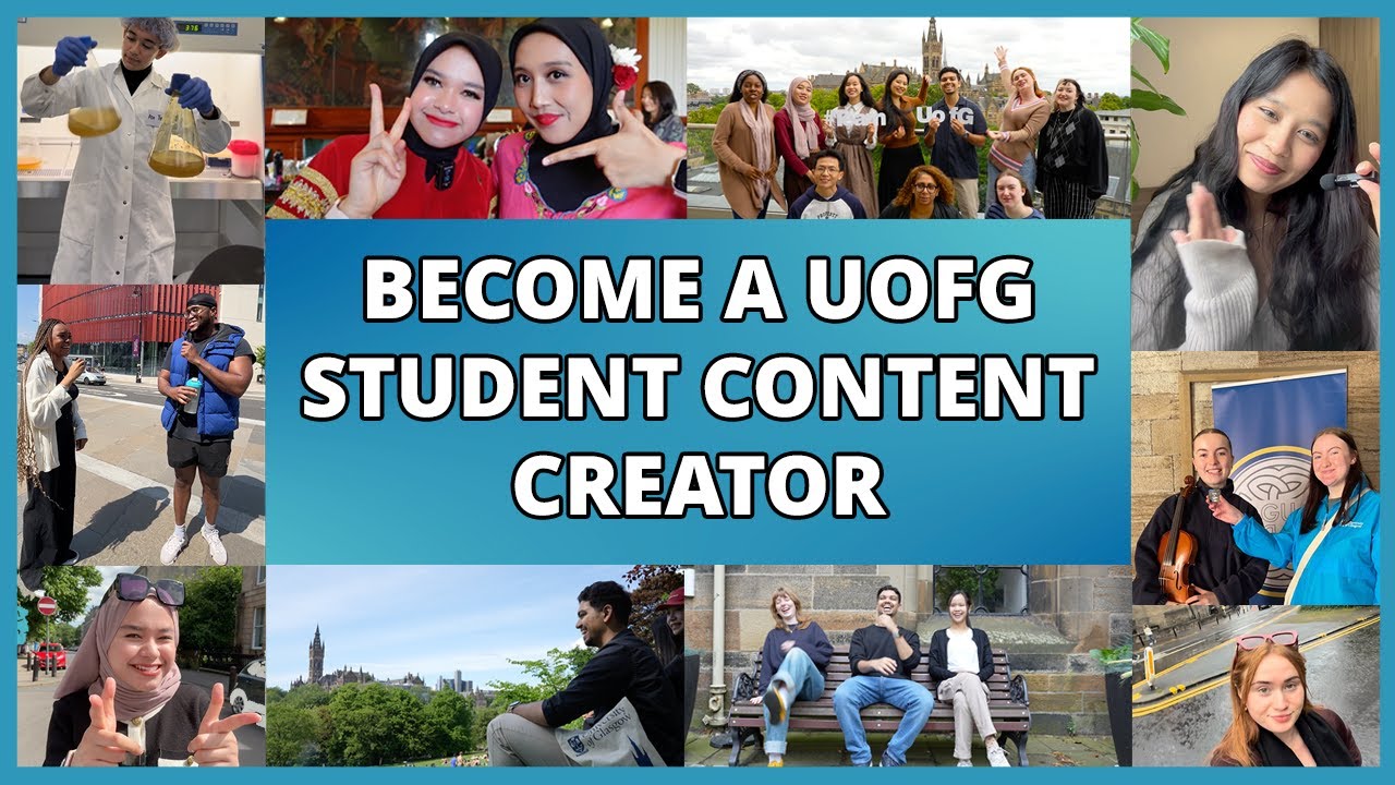 Become a UofG Student Content Creator 🎥 - YouTube