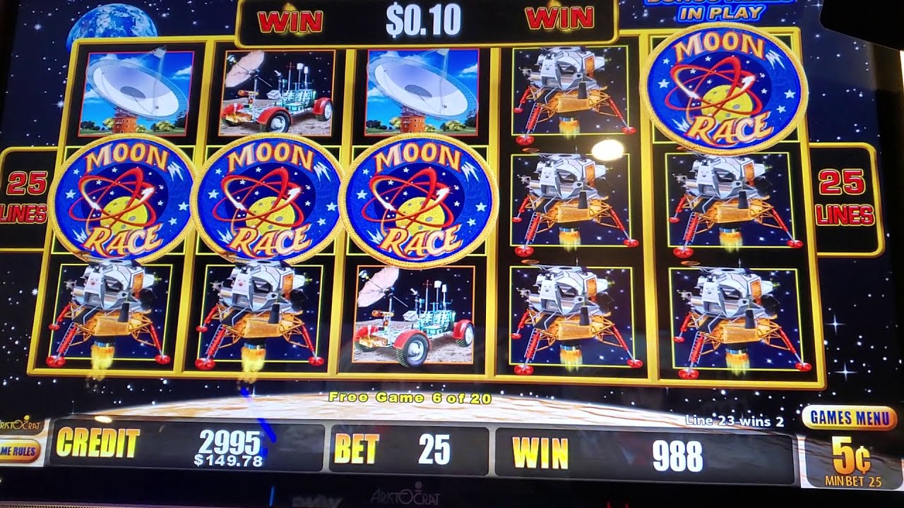 Moon Race Casino Slot Bonus - YouTube
