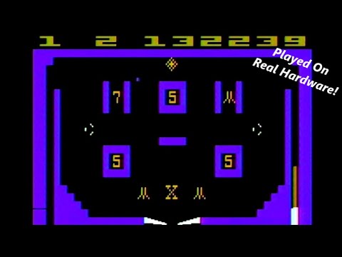 Video Pinball Atari 2600 Gameplay Only Longplay Original Hardware 60 ...
