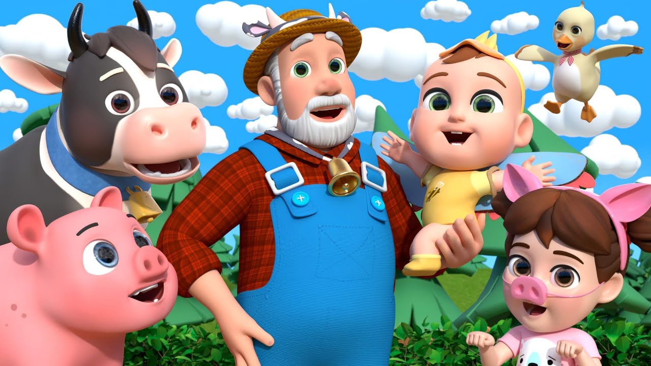 Moo Moo! 🐄 Baa Baa! Animal Sounds - Old Macdonald Had a Farm Song ...