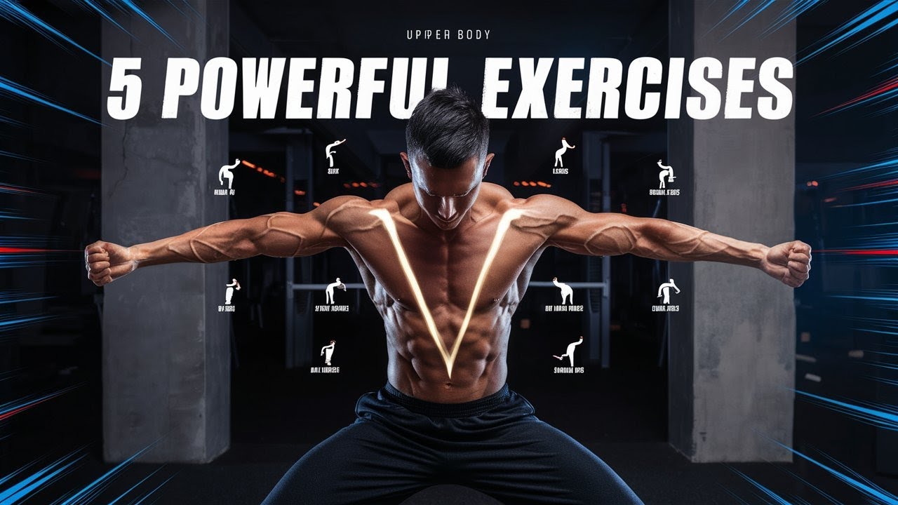 5 Exercises to Achieve the Perfect V SHAPED Body! - YouTube