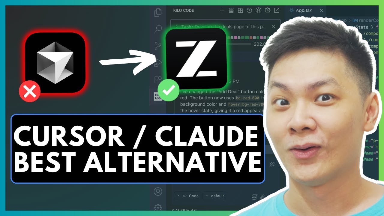 GLM 4.6 + Kilo Code: The Most Efficient Alternative to Cursor, Claude, Augment Code - YouTube