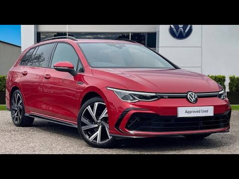 Approved Used Volkswagen Golf Estate R-Line 1.5eTSI 150PS - Kings Red ...