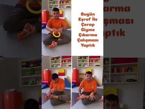 Çorap Giyme Çıkarma Çalışması | Günlük Yaşam Becerileri | Denizli Çınar Gözlem