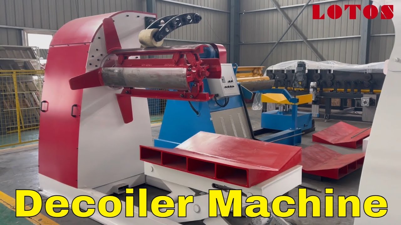 Sheet Metal Decoiler Machine | Hydraulic Decoiler Machine - YouTube