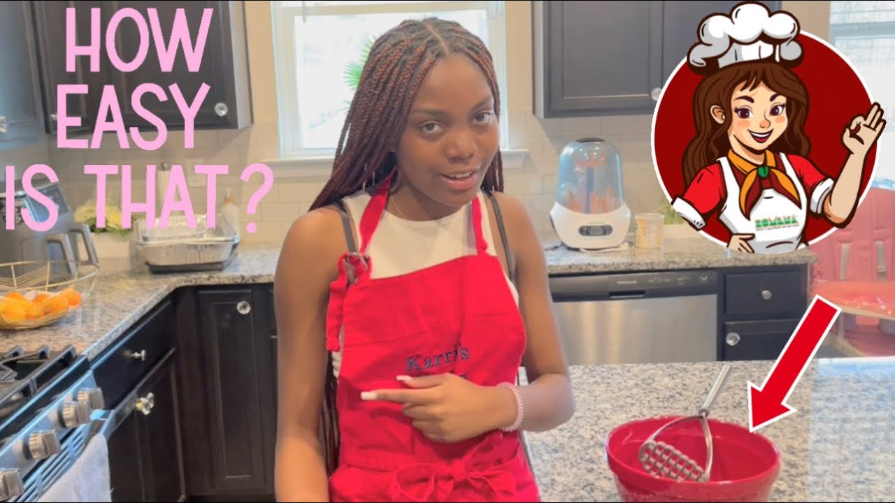 COCO IN THE KITCHEN FOR THE FIRST TIME LOOK WHAT SHE DID - YouTube