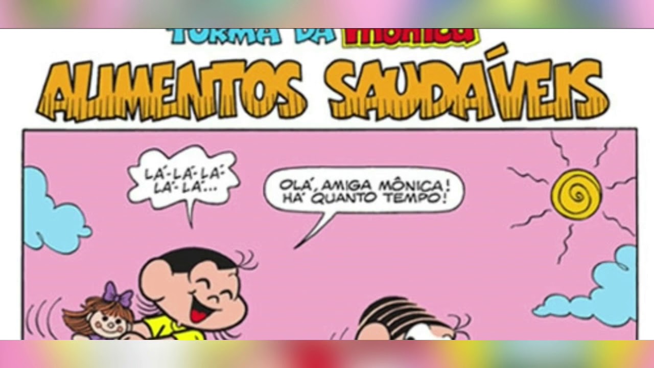 Turma da Mônica em... Alimentos saudáveis. - YouTube