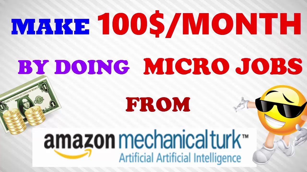 How to make money from amazon mechanical turk [Micro jobs] - YouTube
