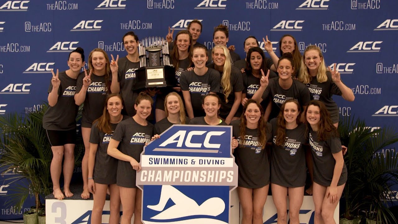 Virginia Wins 2016 ACC Women's Swimming & Diving Championship - YouTube