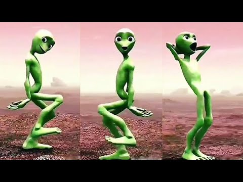 YENİ AKIM YEŞİL UZAYLI DANSI YENİ ŞARKISIYLA DAME TU COSİTA / green alien dance #dametucosita #shfa
