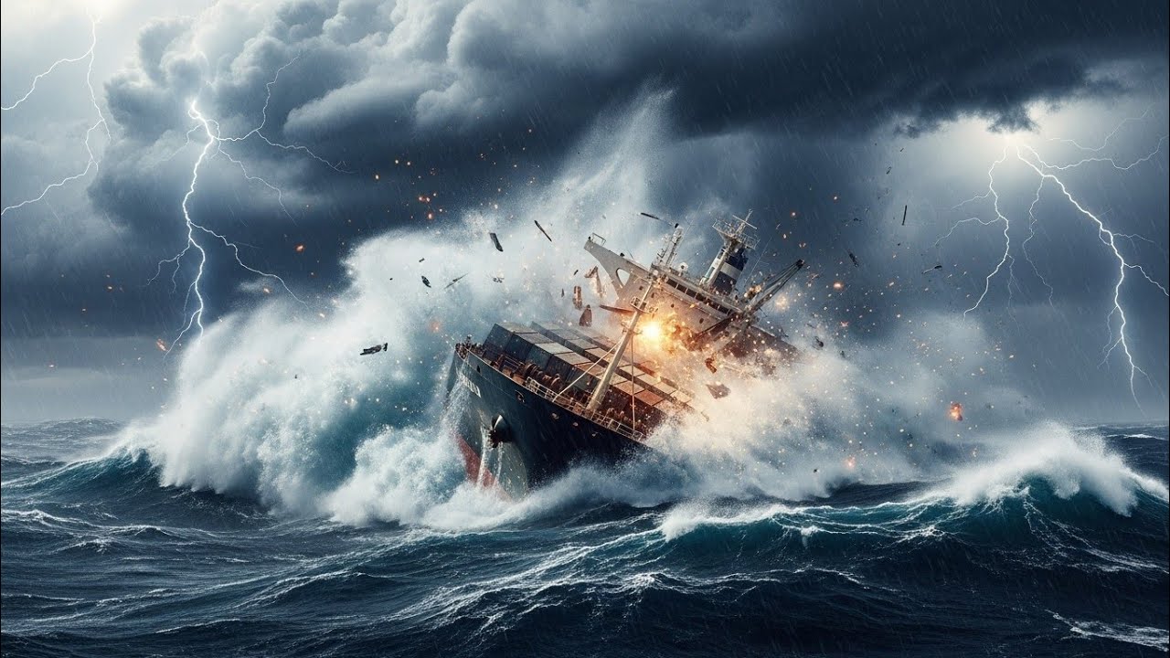 The Final Storm – Massive Ocean Waves Destroy a Giant Ship in the ...