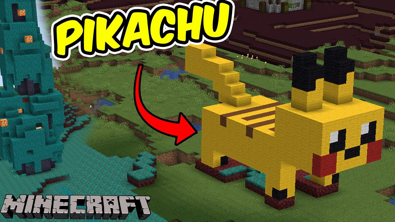 VI BYGGER POKÉMON PIKACHU I MINECRAFT | Lets Play S5E42 - YouTube