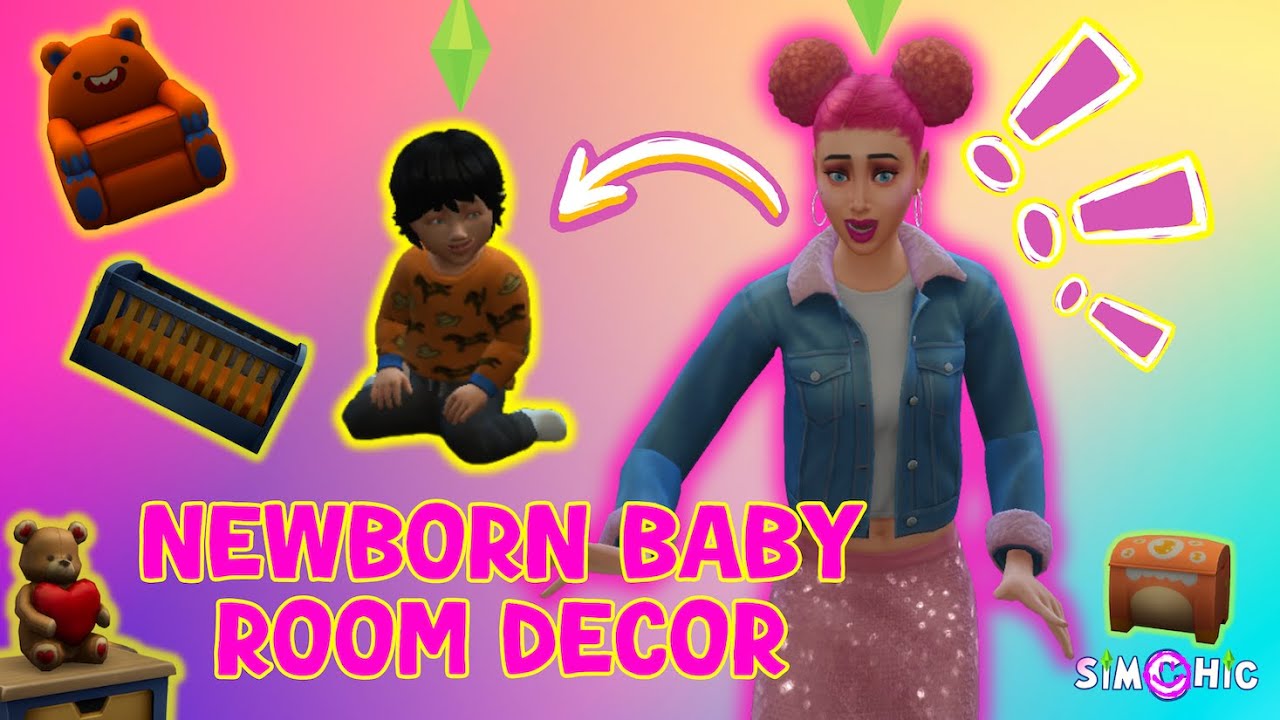 Newborn Sims Baby | Help Me Decorate Sims 4 - YouTube