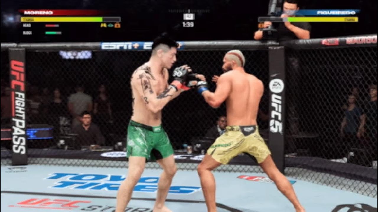 ONE OF THE BEST FLYWEIGHT FIGHTS THAT YOU WILL EVER SEE IN UFC 5 - YouTube