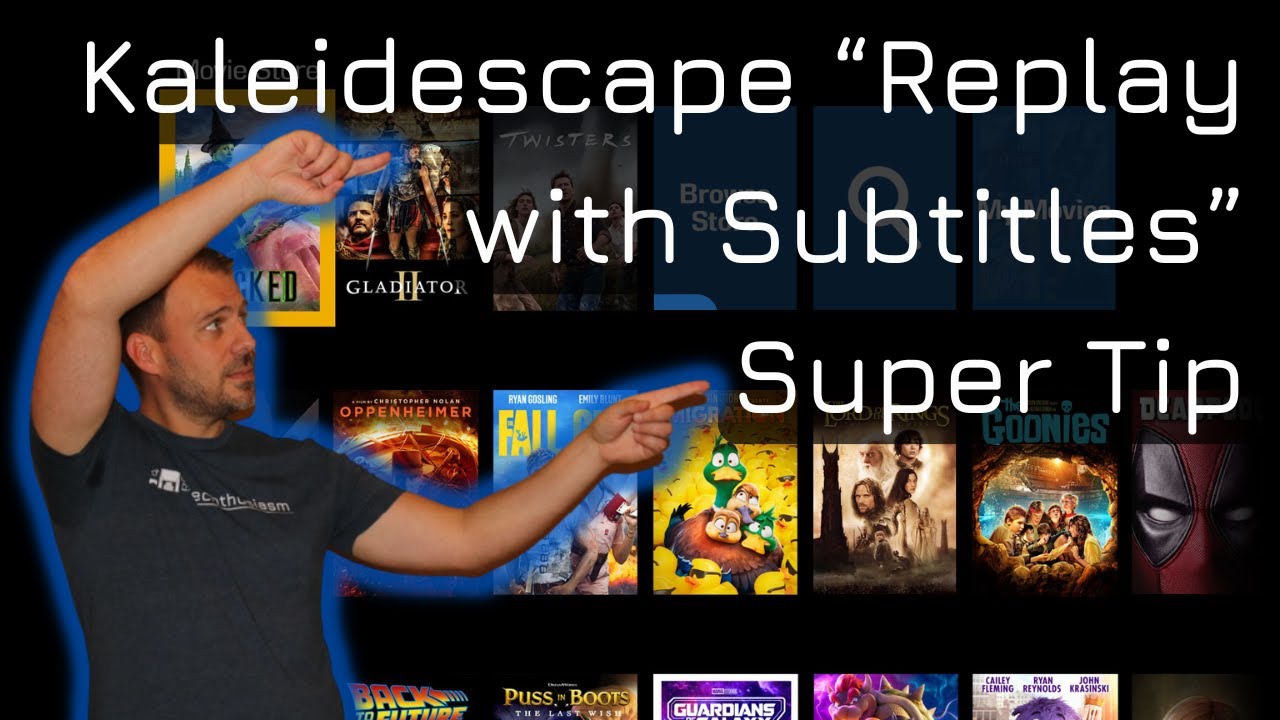 Kaleidescape Replay With Subtitles How To & Control4 Super Tip in kOS ...