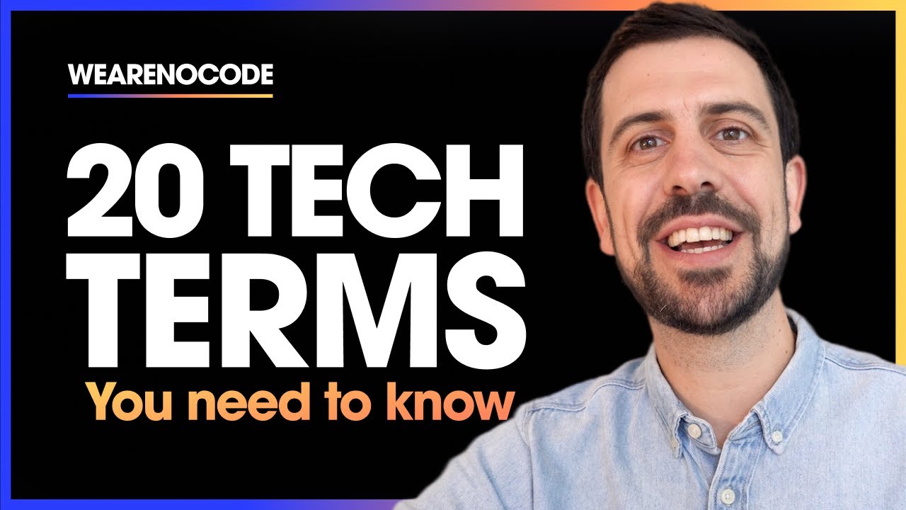 20 Tech Terms You Need To Know - Entrepreneur Guide - YouTube