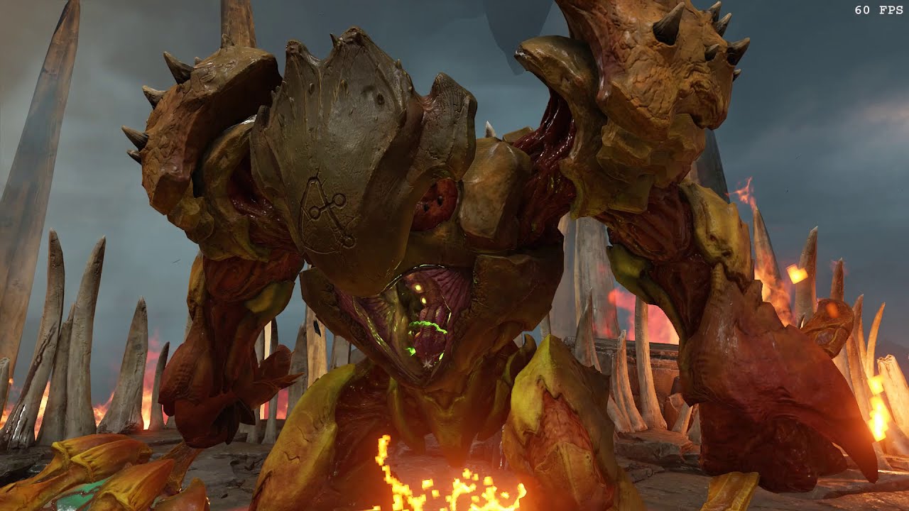 DOOM 1 v 3 Boss 3 Hell Guard ! - YouTube