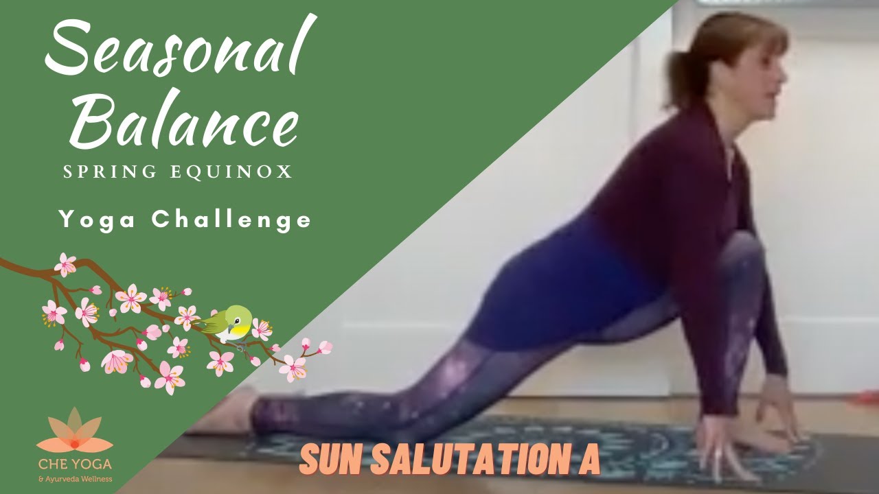 Spring Equinox Yoga Challenge - Sun salutation A - YouTube