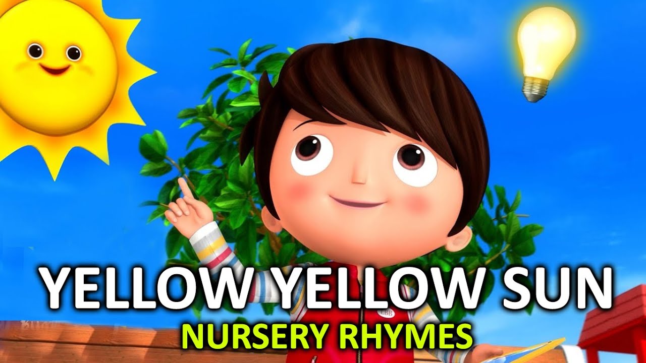 Yellow Yellow Sun So Hot And Round | Nursery Rhymes & Kids Songs ...
