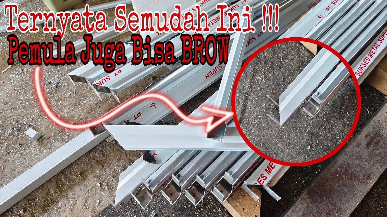 Cara Mudah Pasang SPIGOT Aluminium || Tips dan Trik Buat Pemula - YouTube