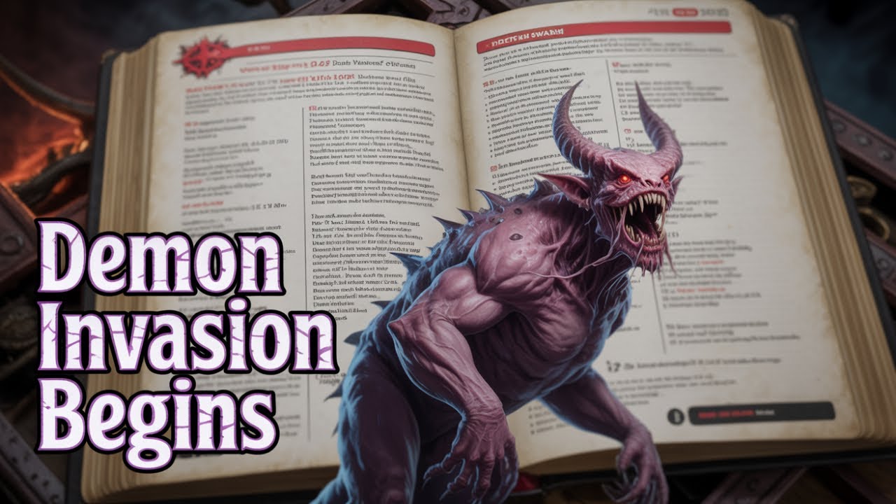 The Sign Of A Demon Invasion Swarm OF Dretches - YouTube