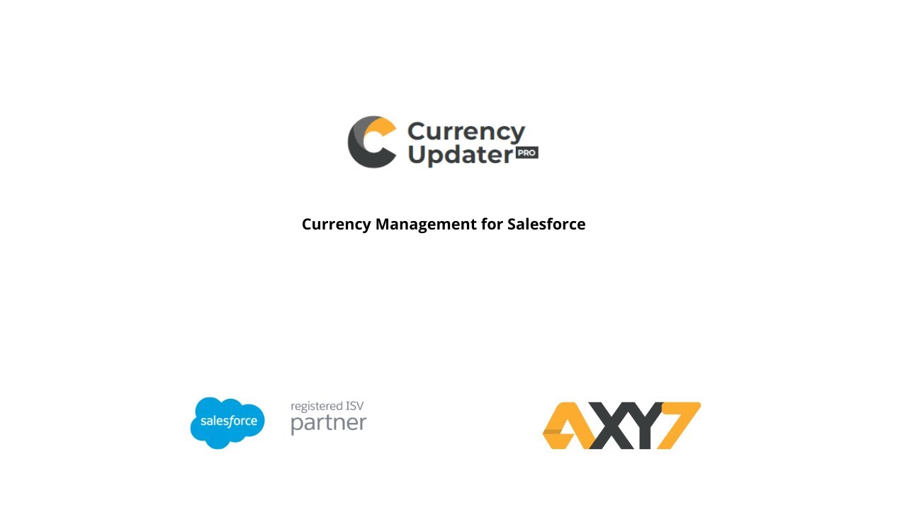 Introducing Currency Updater Pro for Salesforce - The Currency ...
