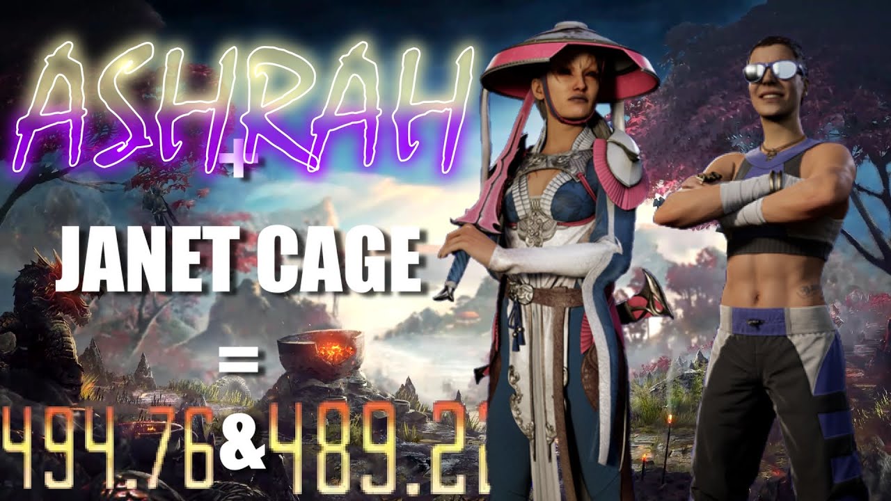 Mortal Kombat 1 - How A Sweaty Ashrah Uses Janet Cage - KJ The Gawd ...
